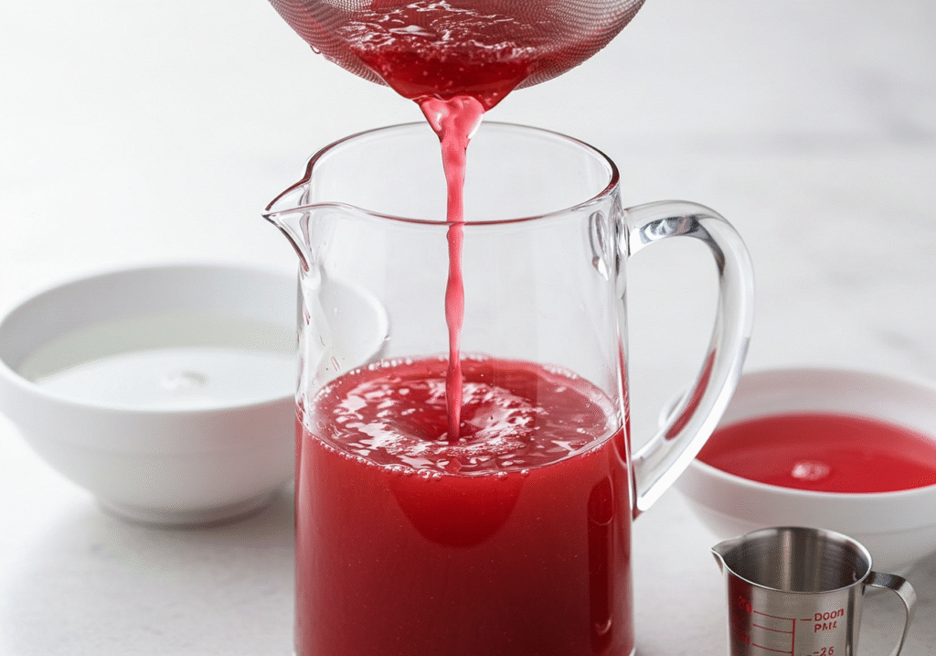 Suco de Groselha Xarope Caseiro Diluir Agua - A Cozinha da Serena