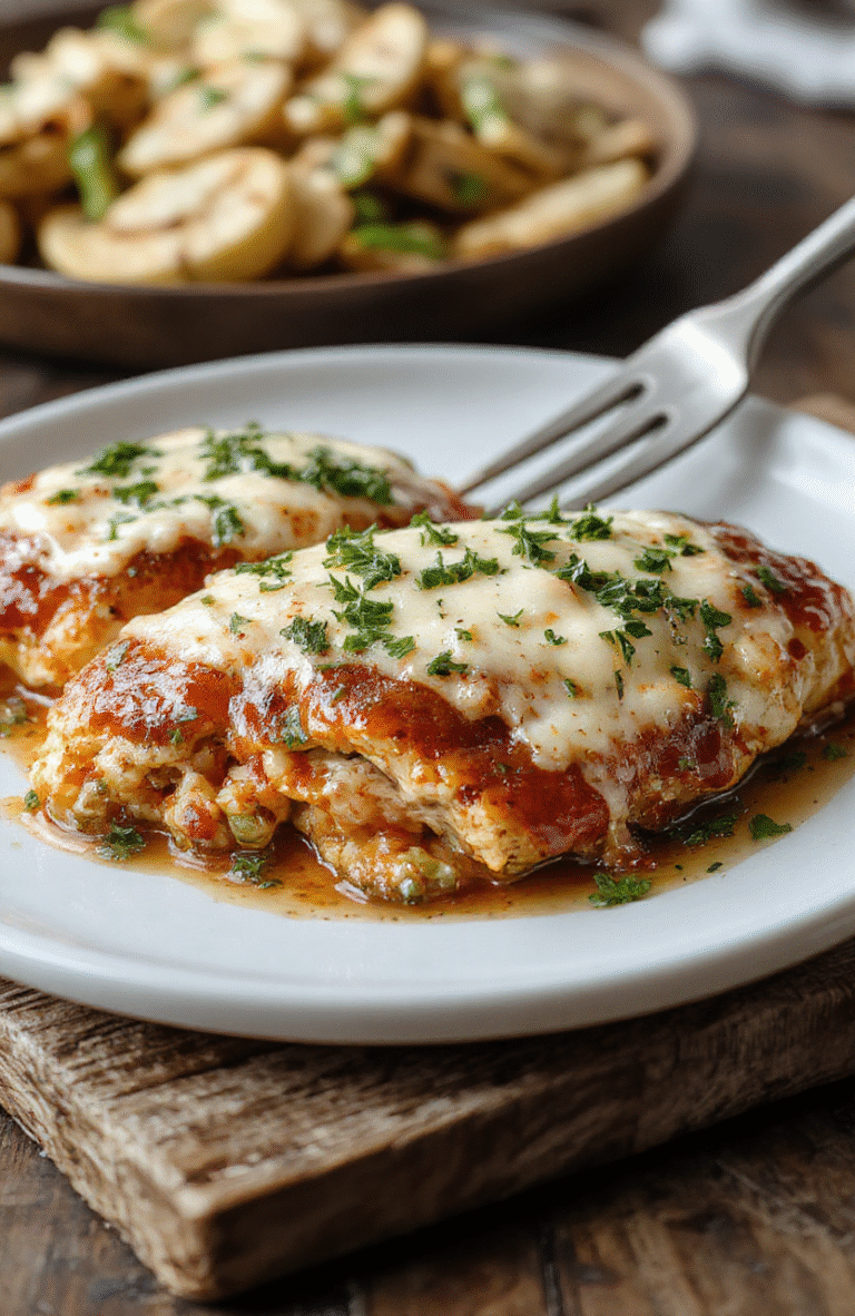 High Protein Chicken Parmesan Bake - A Cozinha da Serena
