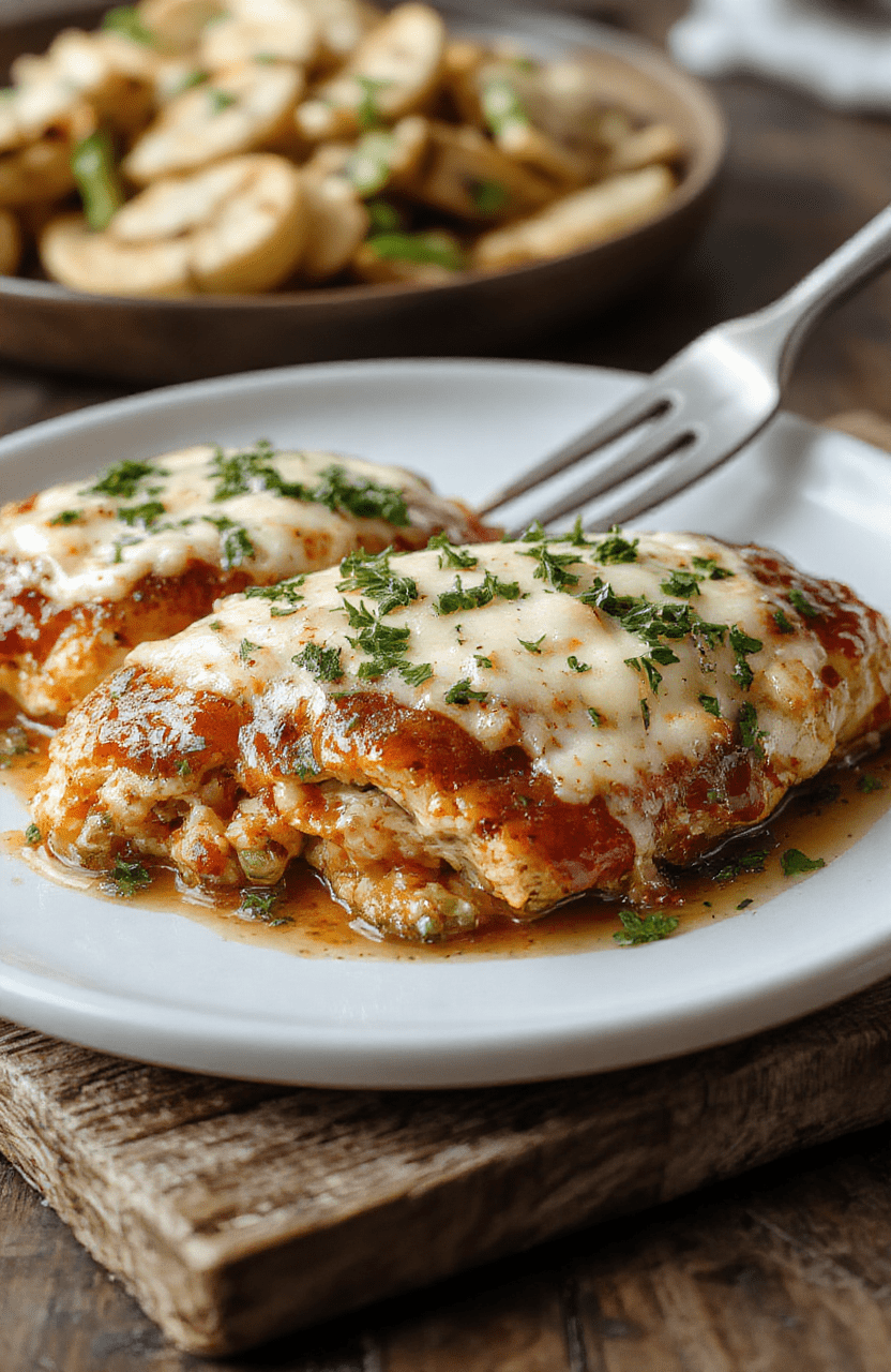High Protein Chicken Parmesan Bake - A Cozinha da Serena